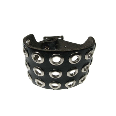 Bullet 69 Funky Punk Bullet 69 Funky Punk - 3 row eyelet Polsband - Zwa