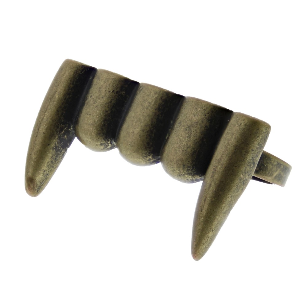 Zac's Alter Ego Zac's Alter Ego - Vampire Fangs Ring - verstelbaar - Br