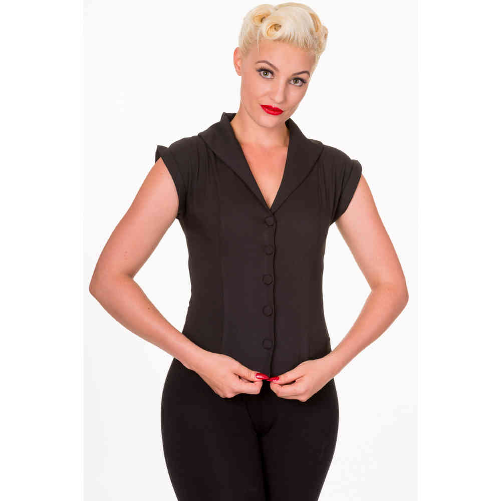 Dancing Days Dancing Days - DREAM MASTER Blouse - Zwart | Attitude Holl