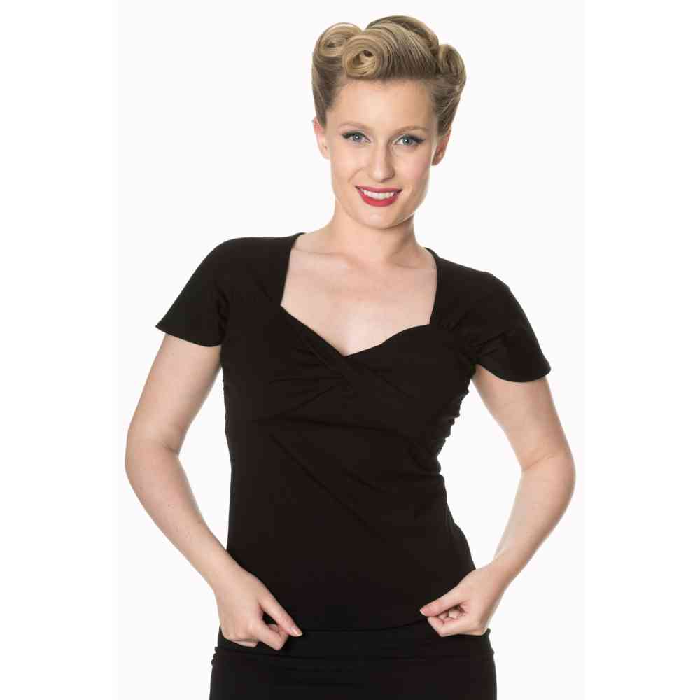 Dancing Days Dancing Days - SHE WHO DARES Top - Zwart | Attitude Hollan