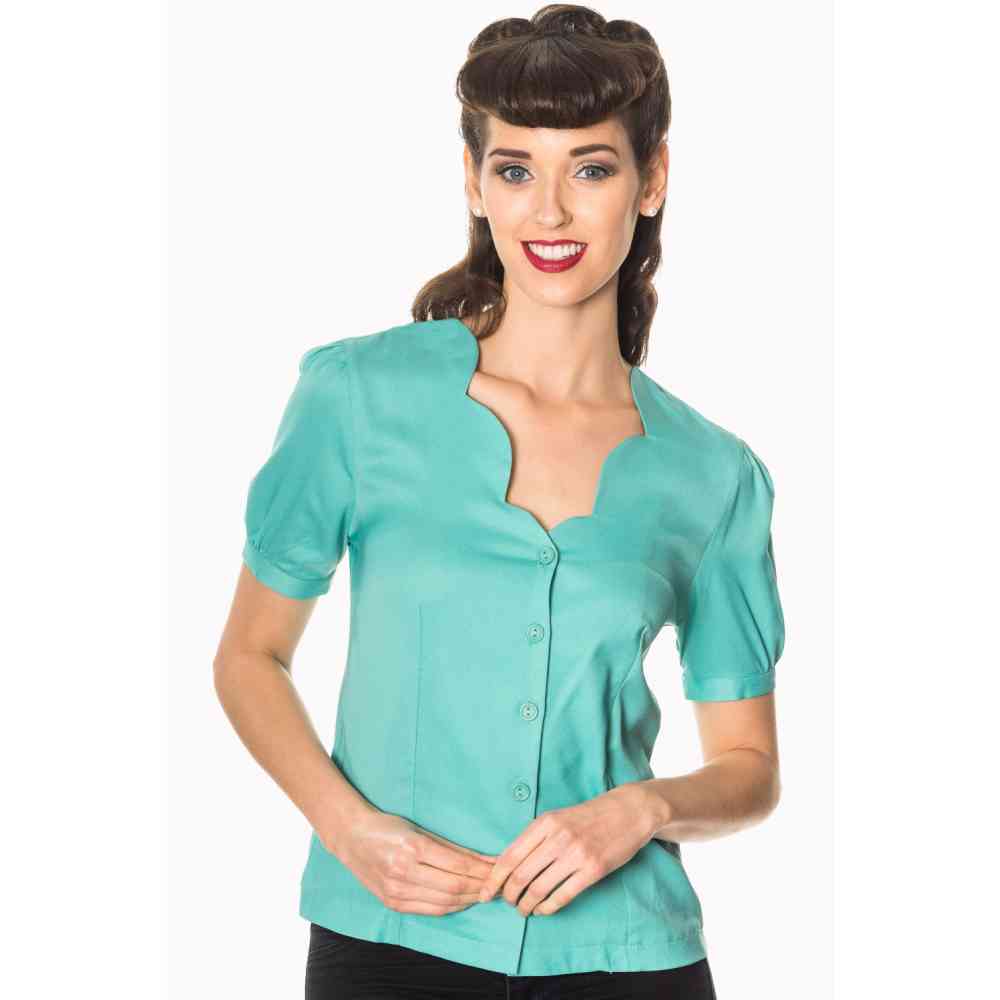 Dancing Days Dancing Days - MAKE MELODIES Blouse - Groen | Attitude Hol