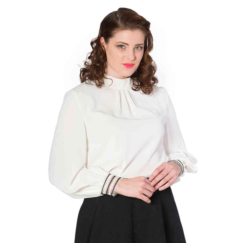 Dancing Days Dancing Days - Busy day Blouse - Wit | Attitude Holland