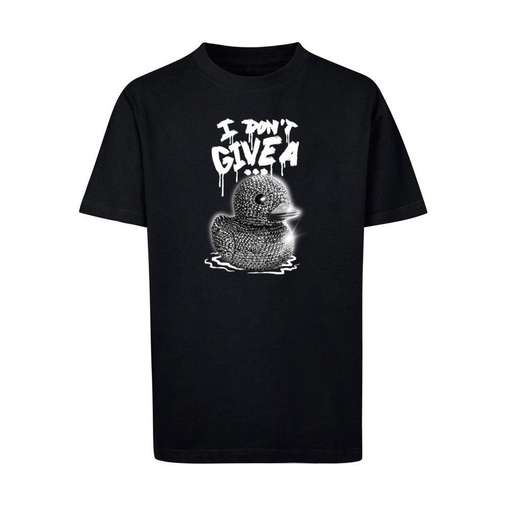 Mister Tee Mister Tee - I Don't Give A Kinder Tshirt - Zwart | Attitude
