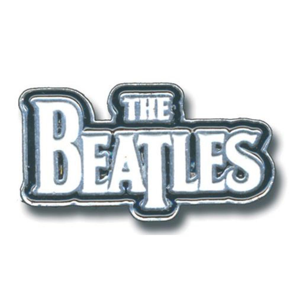 The Beatles - Drop T Logo Button pin - Weiß/Silberfarben | Attitude De