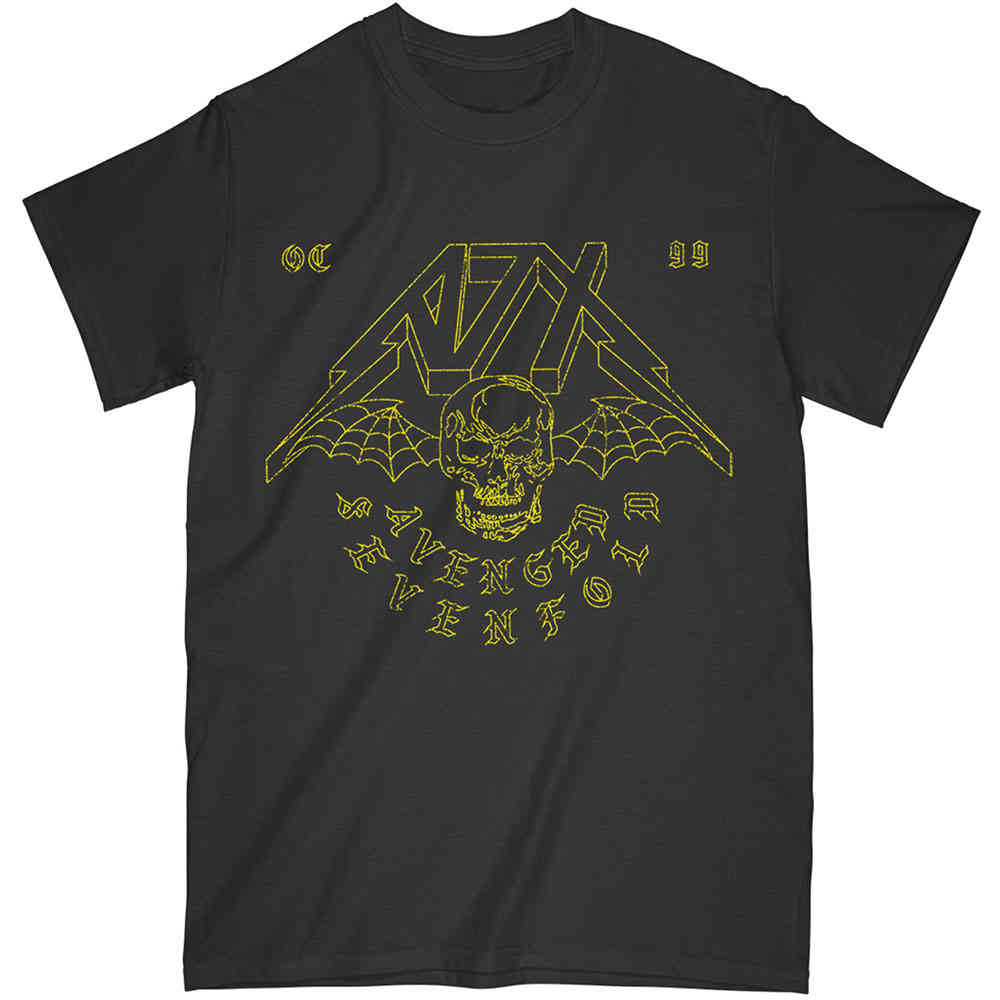 Avenged Sevenfold - Webbed Wings Heren Tshirt - Zwart | Attitude Holla