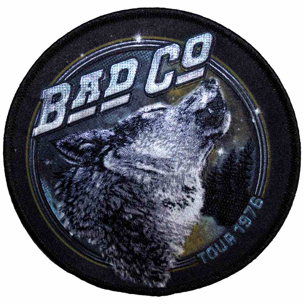 Bad Company - Tour 1976 Patch - Zwart/Wit | Attitude Holland