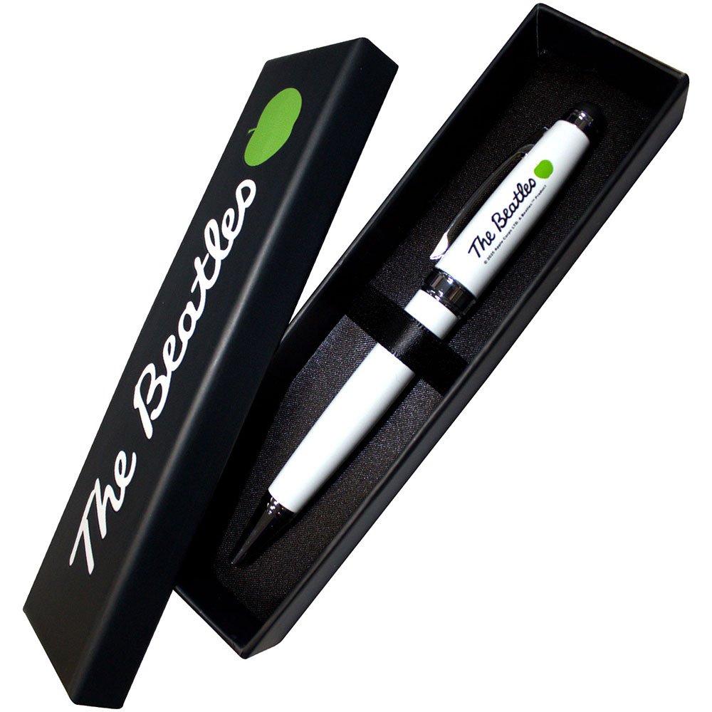 The Beatles - Calligraphy Logo & Apple Pen - White | Attitude Europe