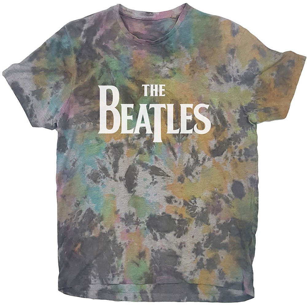 The Beatles - Drop T Logo Heren T-shirt - Multicolours | Attitude Holl