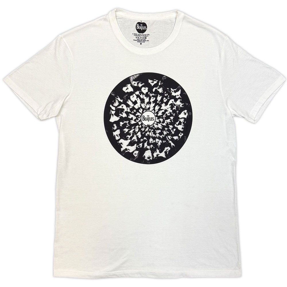 The Beatles - Revolver Faces Heren Tshirt - Wit | Attitude Holland