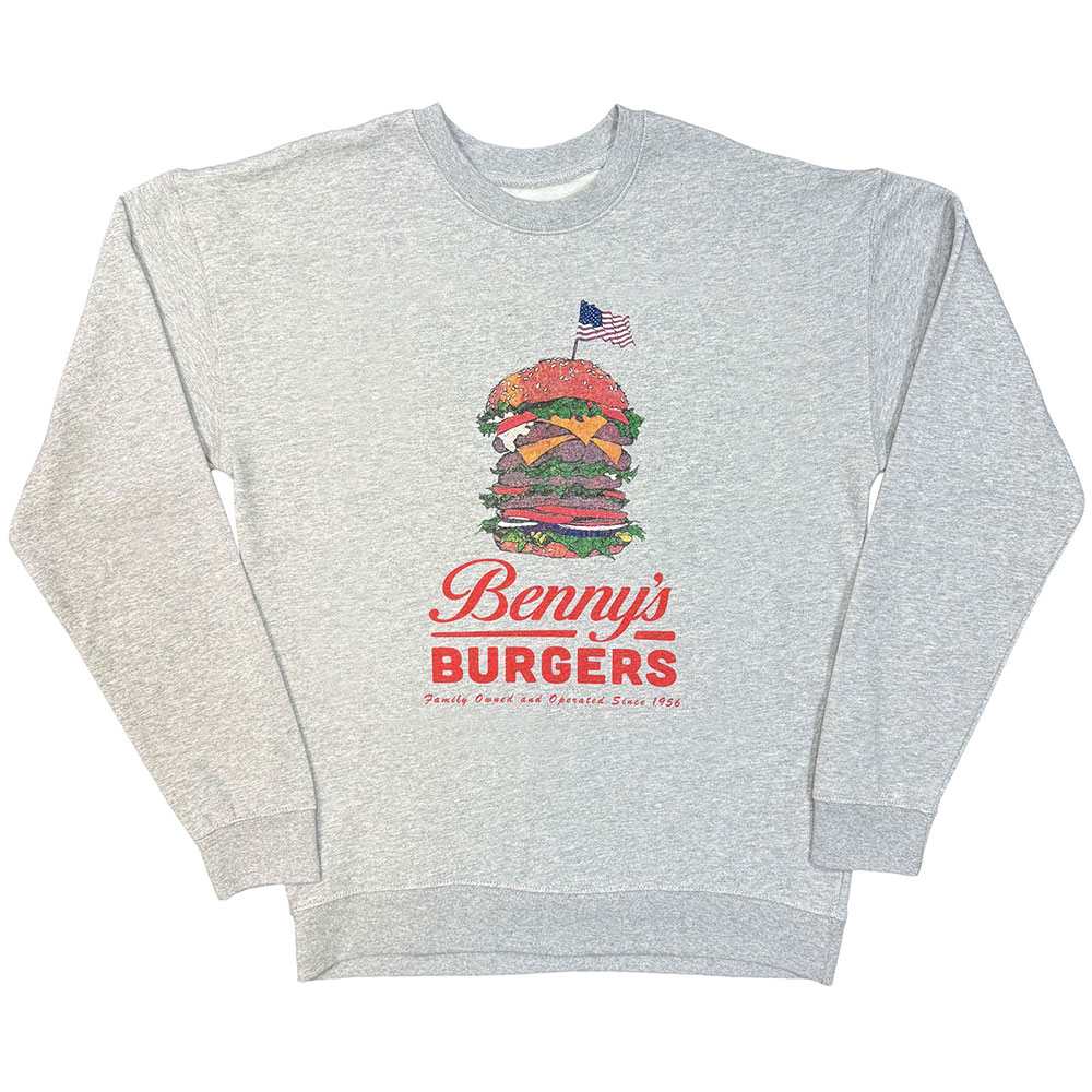 Stranger things - Benny?s Burger Sweater/trui - Grijs | Attitude Holla