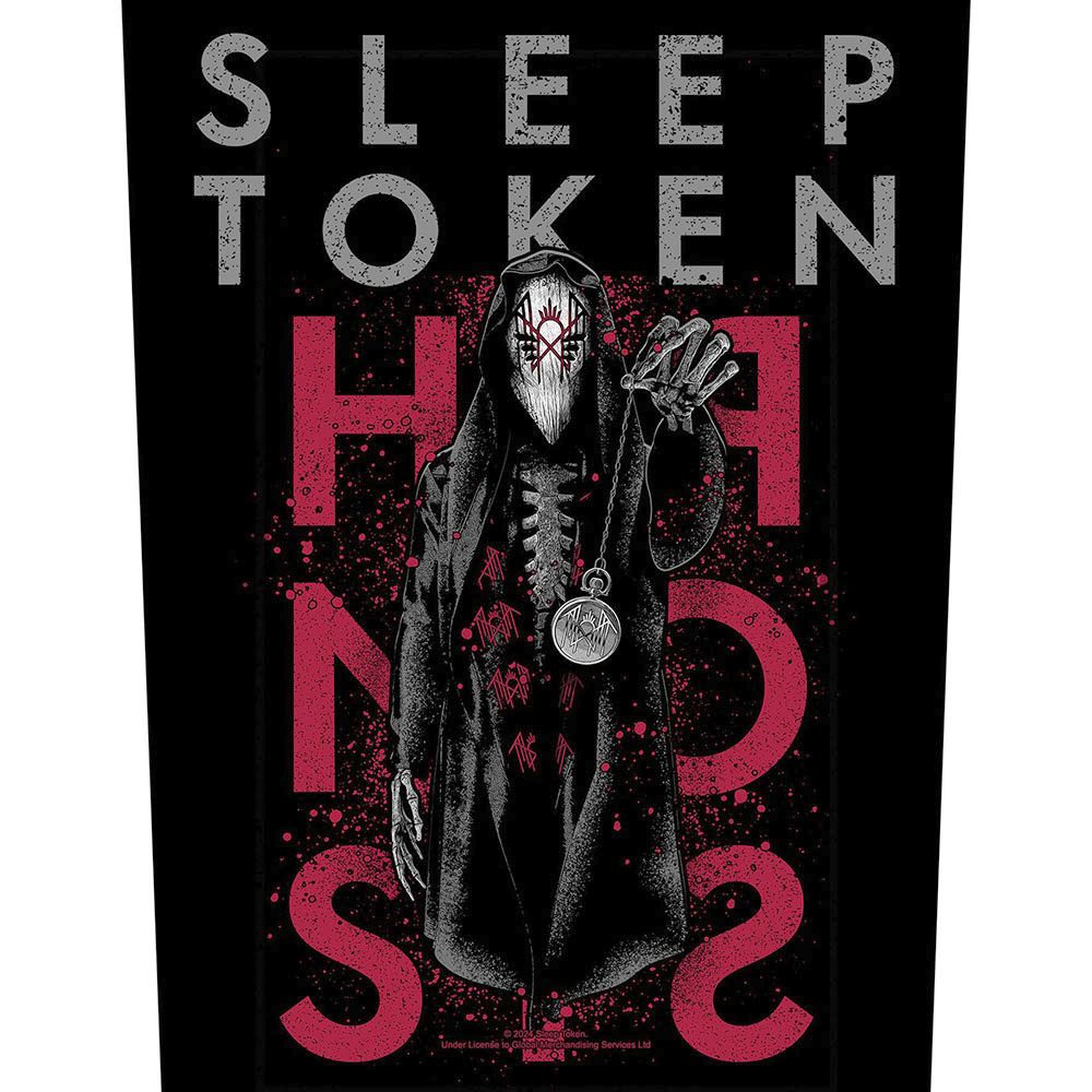 Sleep Token - Hypnosis Rugpatch - Zwart | Attitude Holland