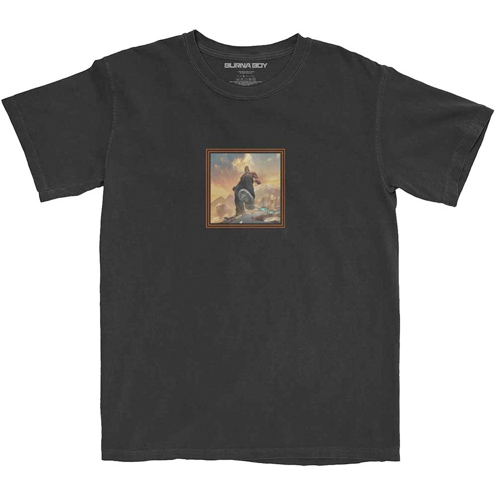 Burna Boy - Album Tracks Heren Tshirt - Zwart | Attitude Holland