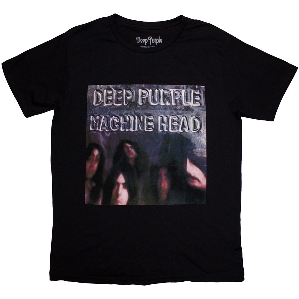 Deep Purple - Machine Head Album Cover Heren T-shirt - Zwart | Attitud