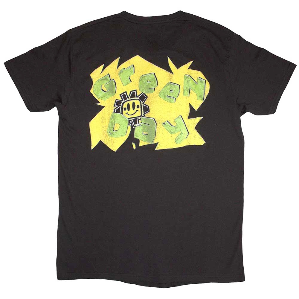 Green Day - Psychedelic Kerplunk Heren Tshirt - Zwart | Attitude Holla