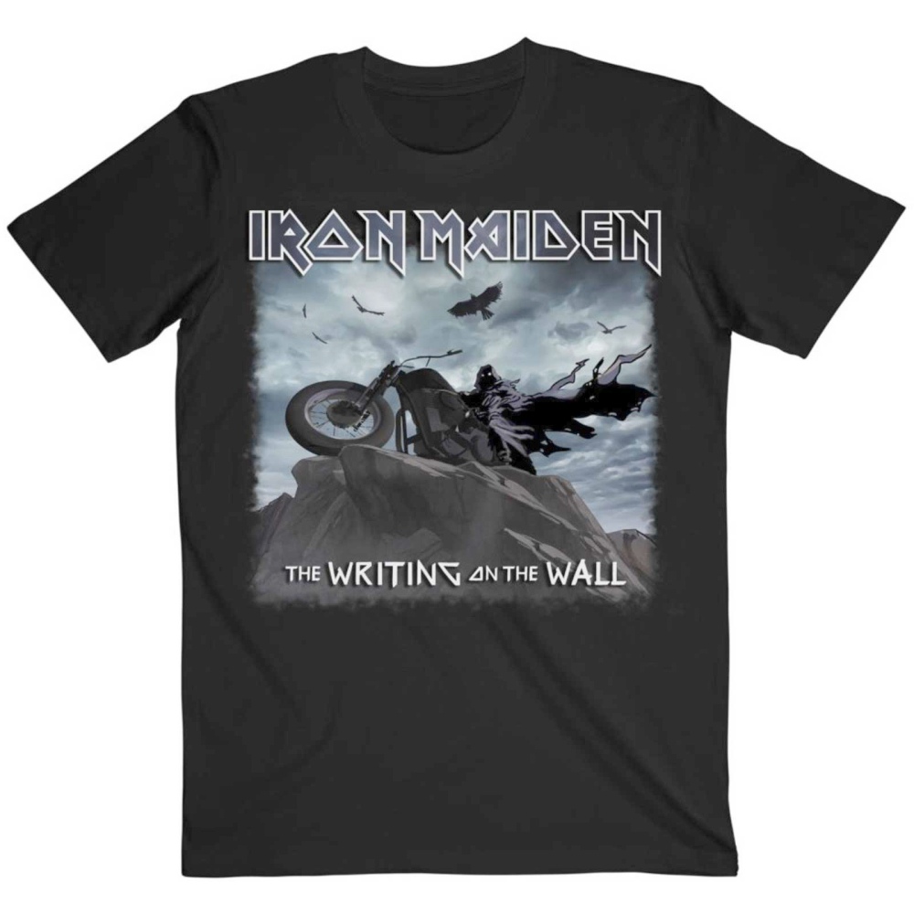 Iron Maiden - The Writing On The Wall Single Cover Heren T-shirt - Zwa