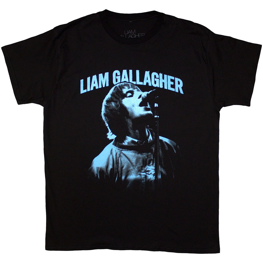 Liam Gallagher - Maine Road Live Heren Tshirt - Zwart | Attitude Holla