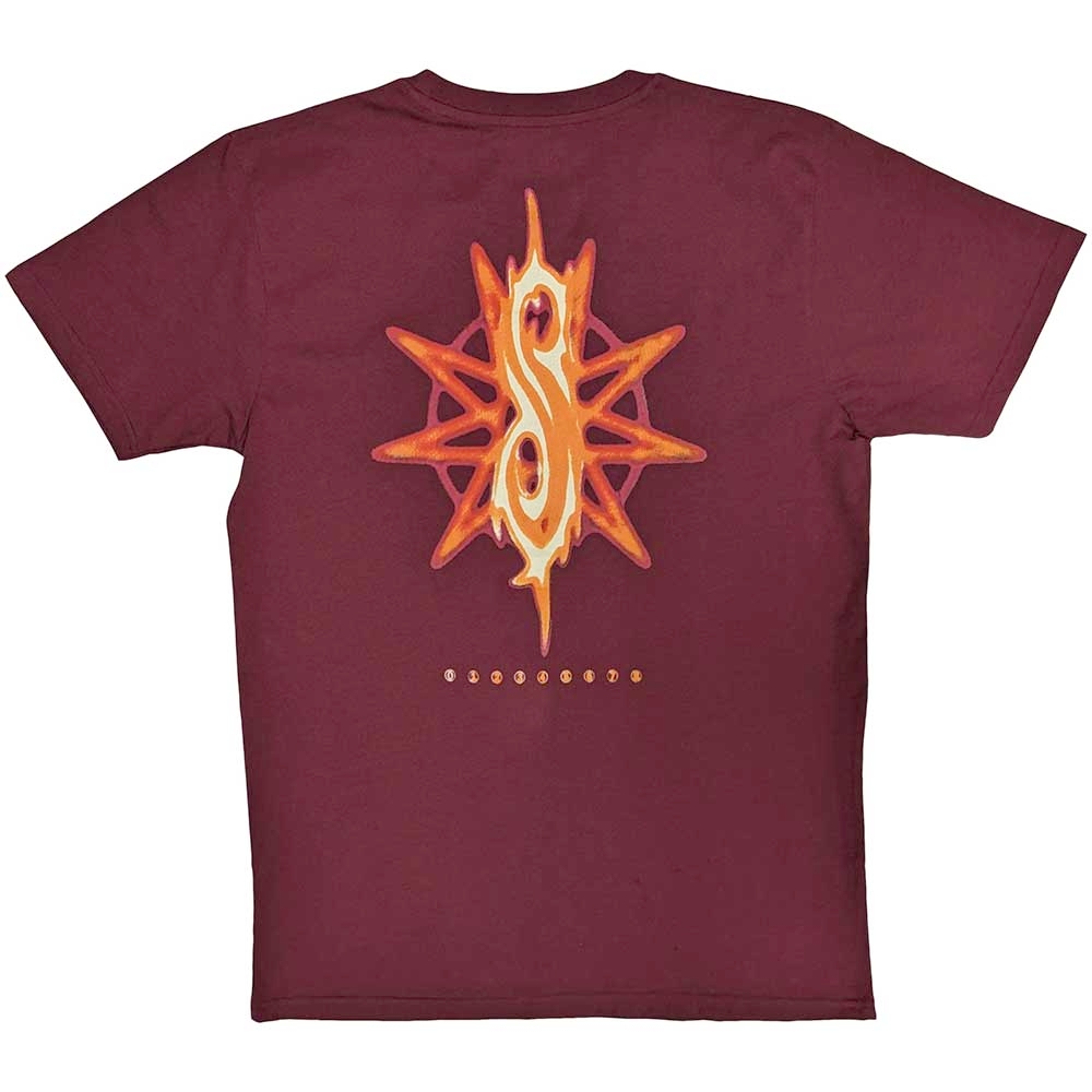 Slipknot - The End So Far Group Photo Tribal S Nonogram Mens Tshirt