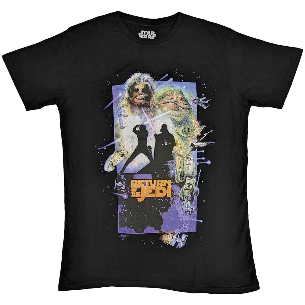 Disney Star Wars - Return Of The Jedi Poster Heren T-shirt - Zwart | A