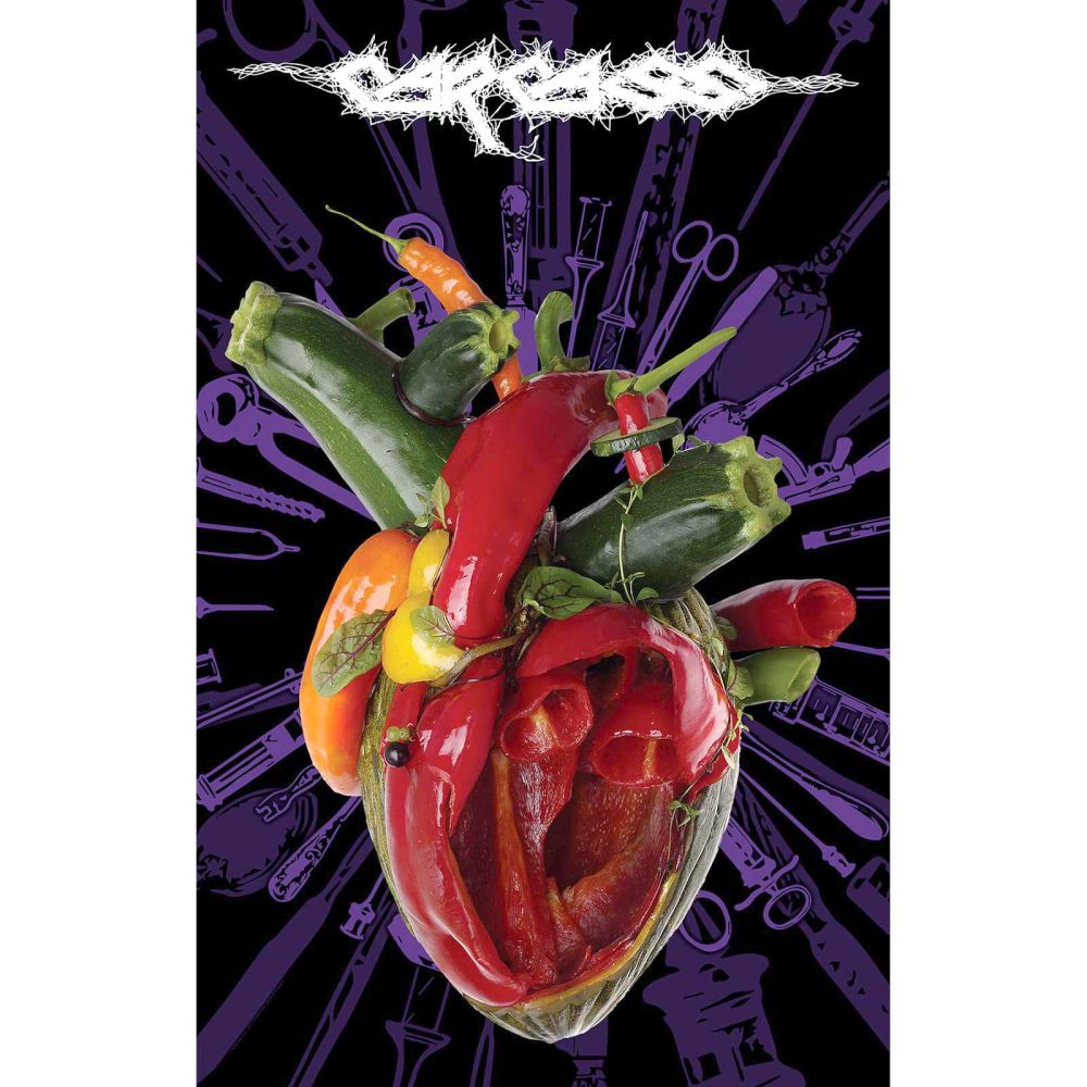 Carcass - Torn Arteries Textiel Poster - Multicolours | Attitude Holla