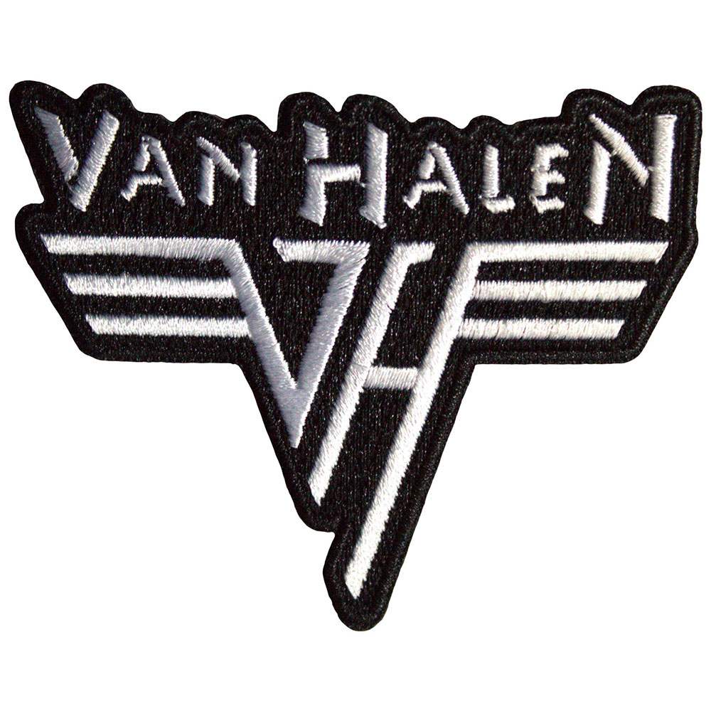 Van Halen - Retro Logo Patch - Zwart/Wit | Attitude Holland